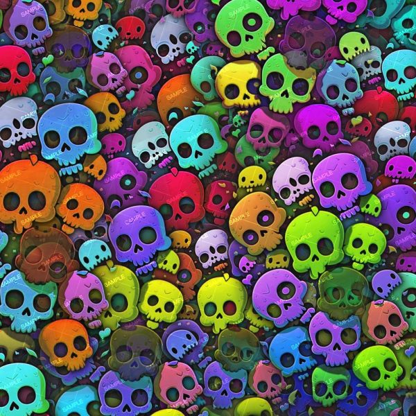 Cartoon Skulls 22 – Pattern Crew