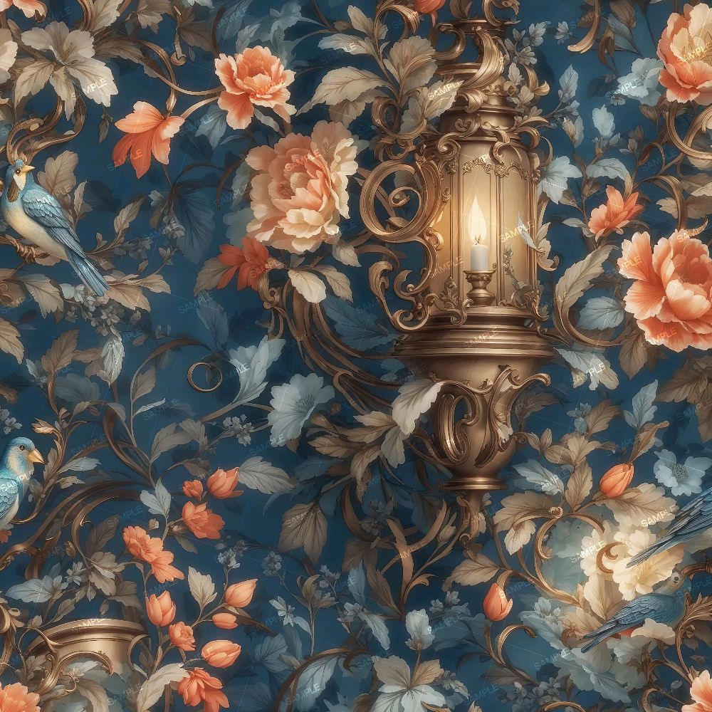 Victorian Acanthus Flower Illustration 57 – Pattern Crew