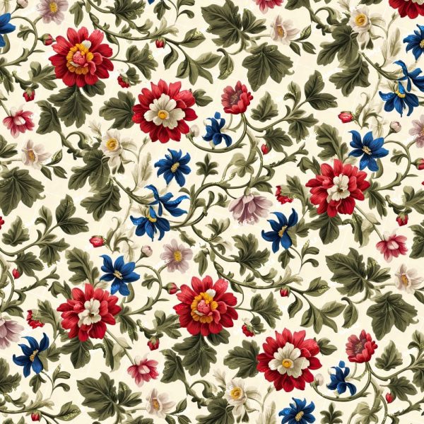 Traditional English Wallpaper Pattern 44 – Pattern Crew