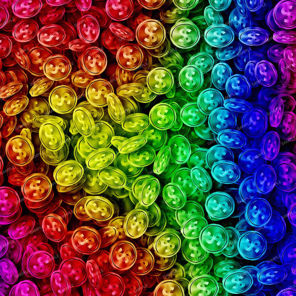 Rainbow Coins – Pattern Crew
