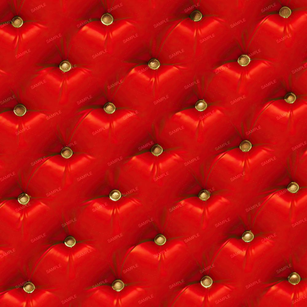 Red Diamond Tufted Upholstery 44 – Pattern Crew