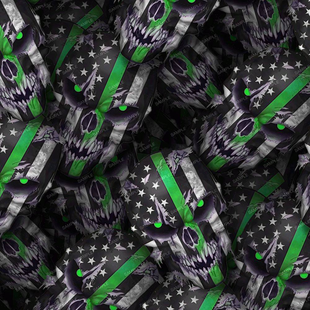 Thin Green Line Skulls 24 – Pattern Crew