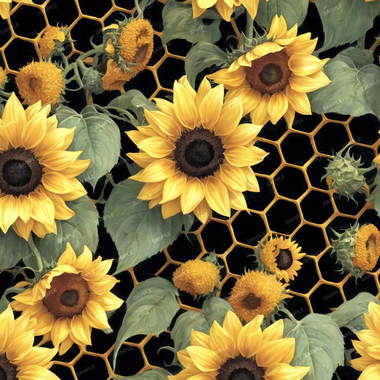 Sunflowers and Honeycomb – Pattern Crew