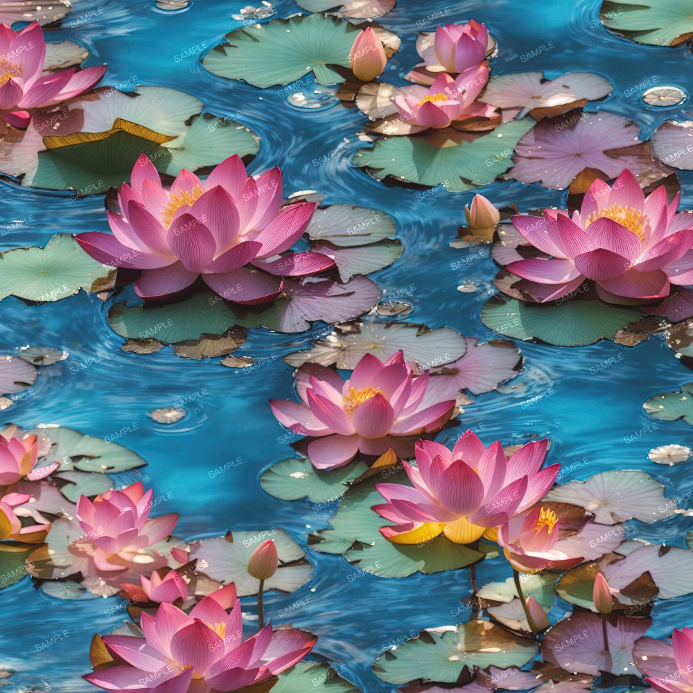 Floating Lotus Flowers 43 – Pattern Crew