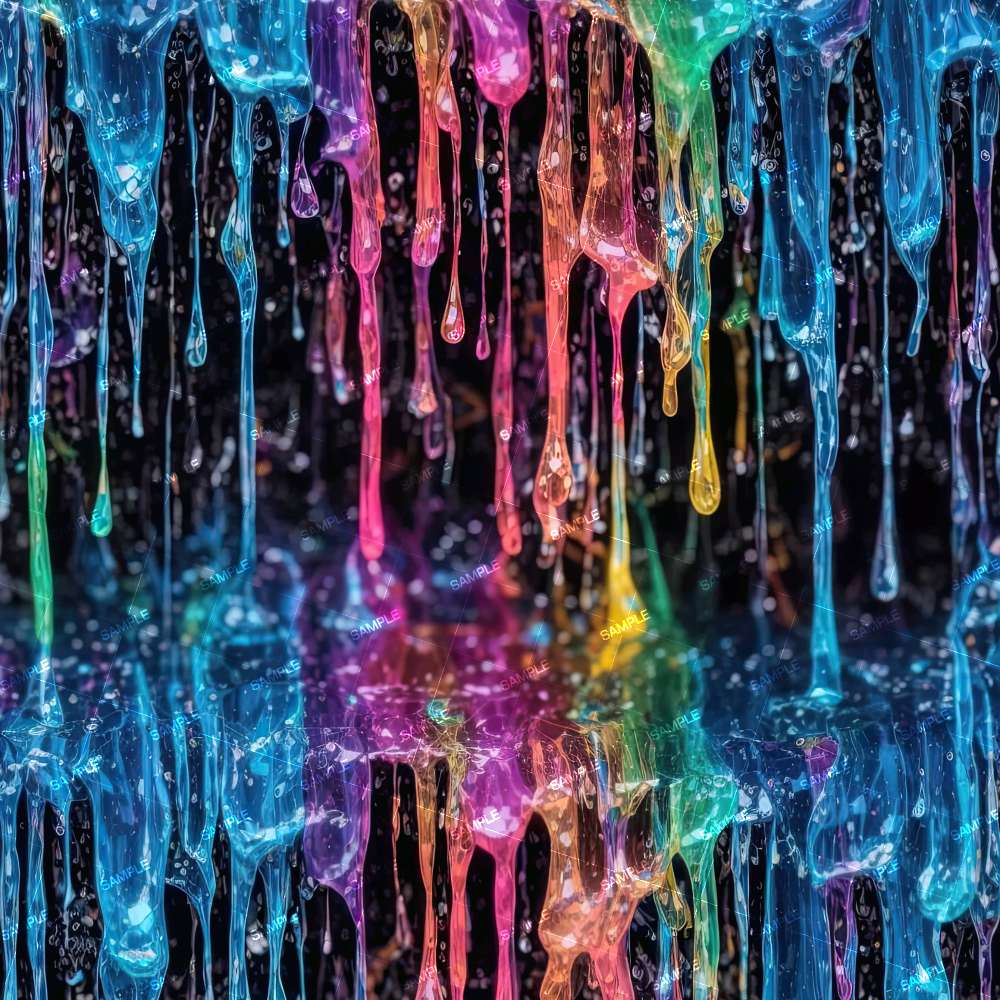 Dripping Rainbow Colored Water – Pattern Crew