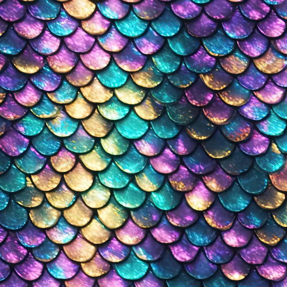 Iridescent Mermaid Scales 24 – Pattern Crew