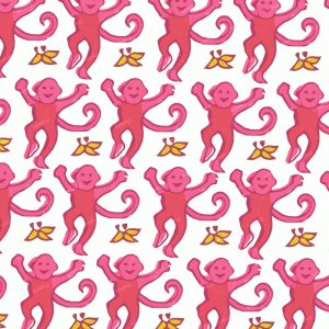 Roller Rabbit Pink Monkeys – Pattern Crew