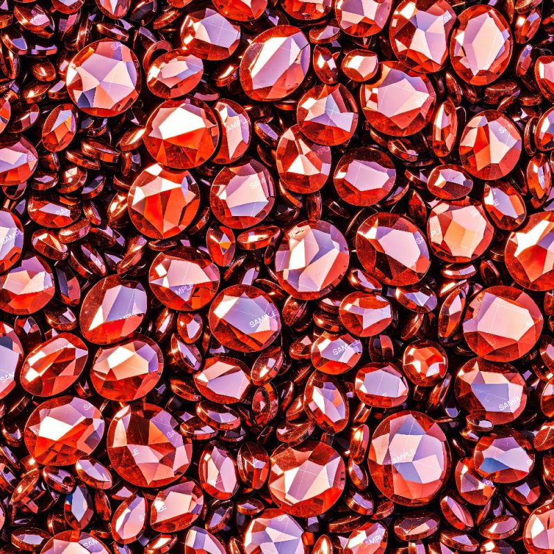 Faceted Garnet Gemstones – Pattern Crew