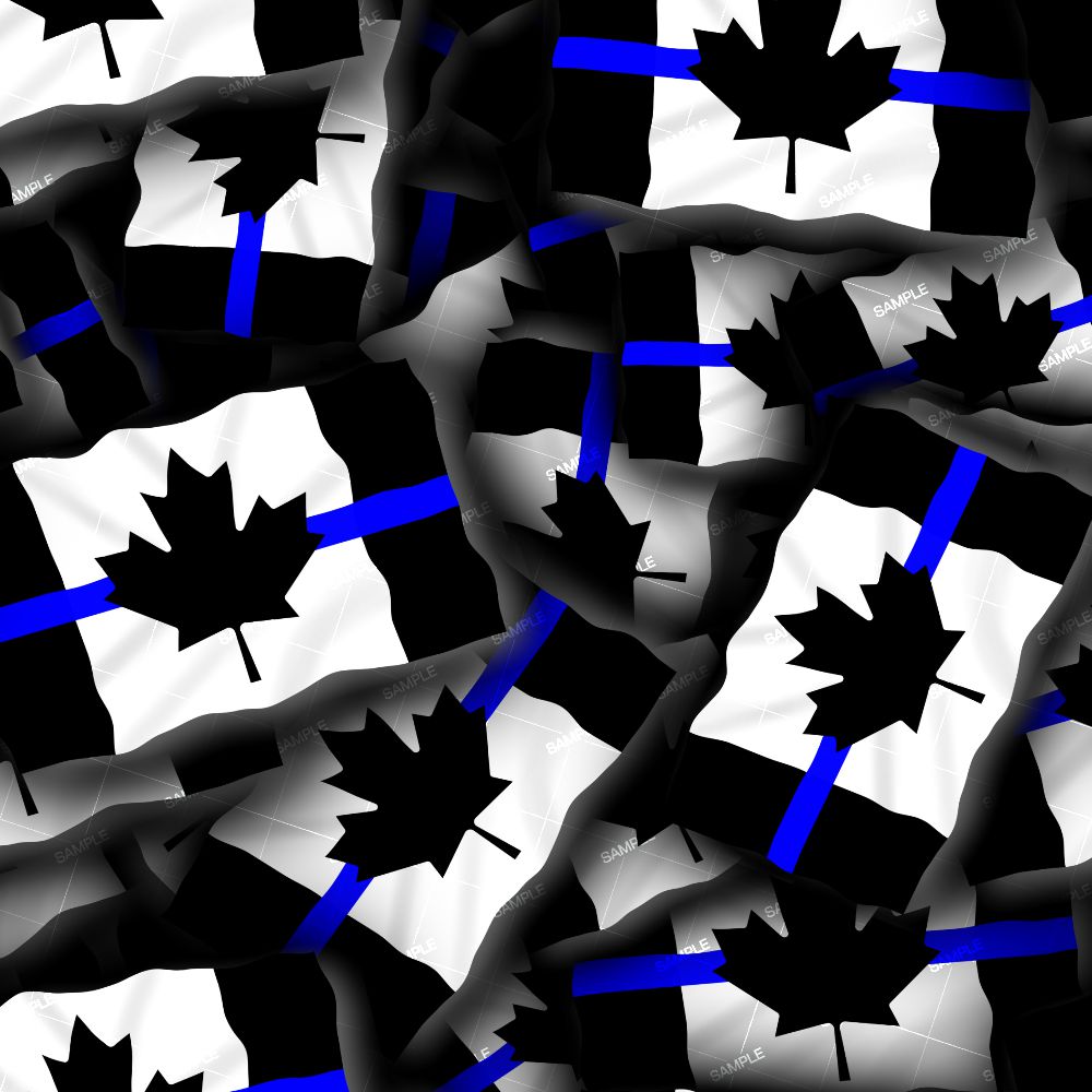Canadian Thin Blue Line Flag – Pattern Crew