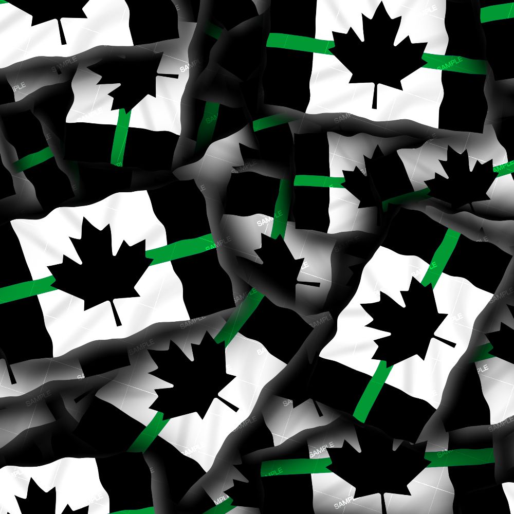 Canadian Thin Green Line Flag – Pattern Crew