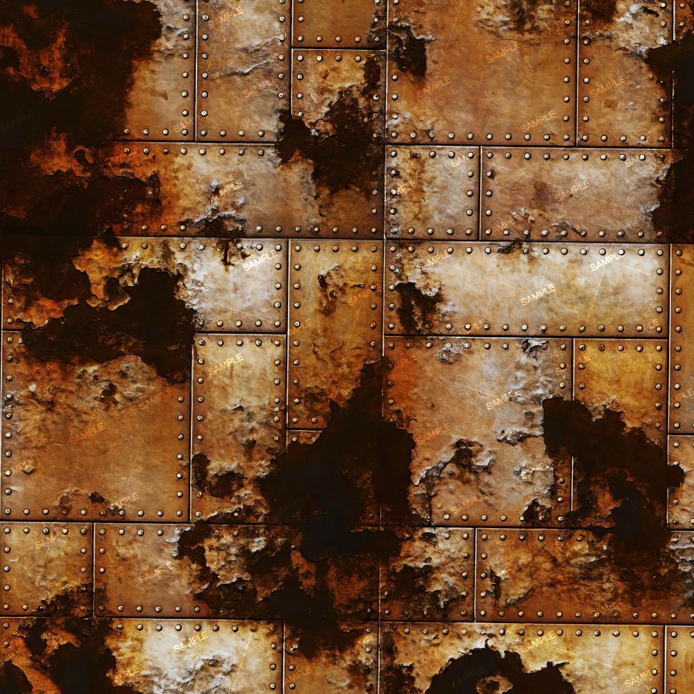 Rusty Riveted Metal 20 – Pattern Crew