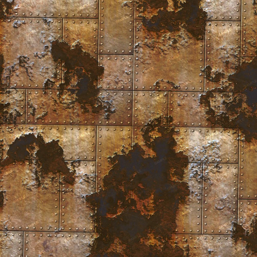 Rusty Riveted Metal 21 – Pattern Crew