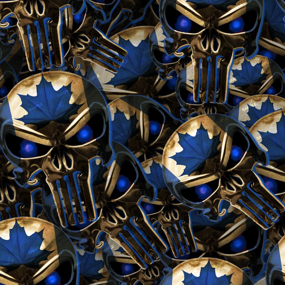 Blue and Gold Canadian Punisher – Pattern Crew