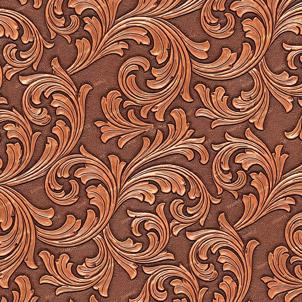 Tooled Leather Acanthus Scrollwork – Pattern Crew