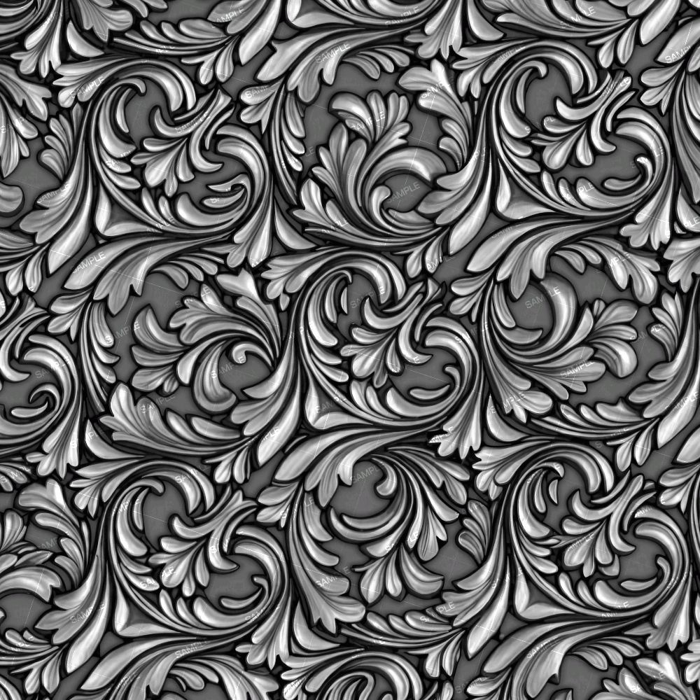 Tooled Silver Scrollwork 42 – Pattern Crew