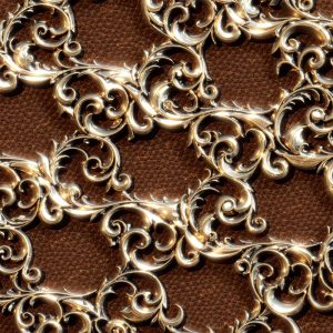 Brass Steampunk Scrollwork Over Leather – Pattern Crew