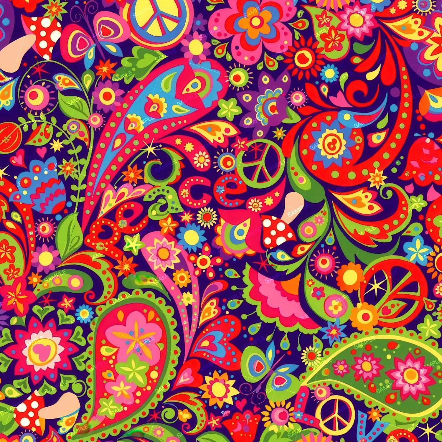Peacenik Paisley – Pattern Crew