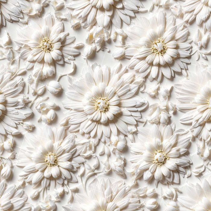 White Wedding Flowers – Pattern Crew