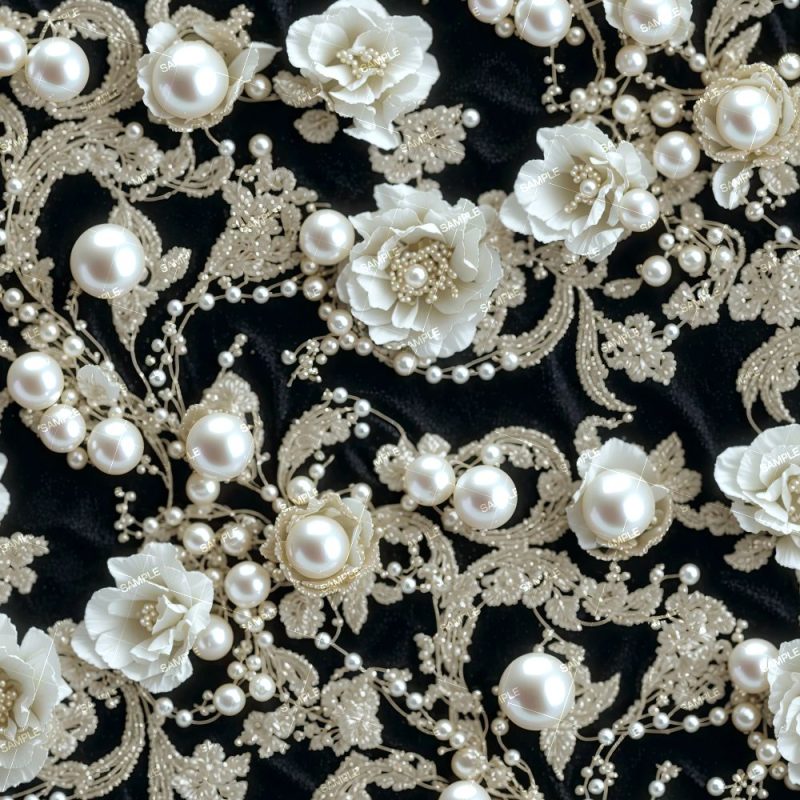 Pearls on Black Velvet – Pattern Crew